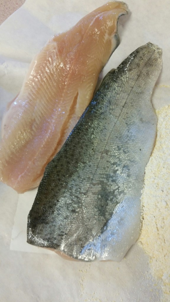 Corn Meal Crusted Pan Fried Trout – Fun Foodie Family