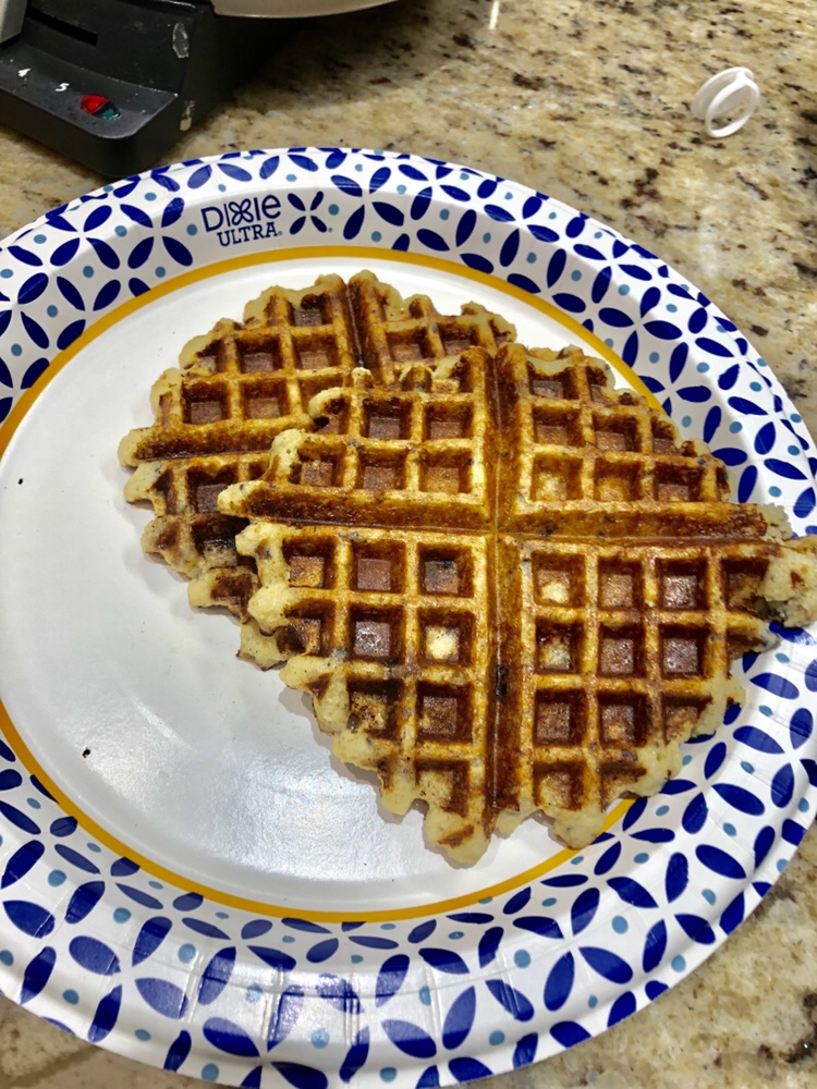 Blueberry Muffin Waffles – Fun Foodie Family
